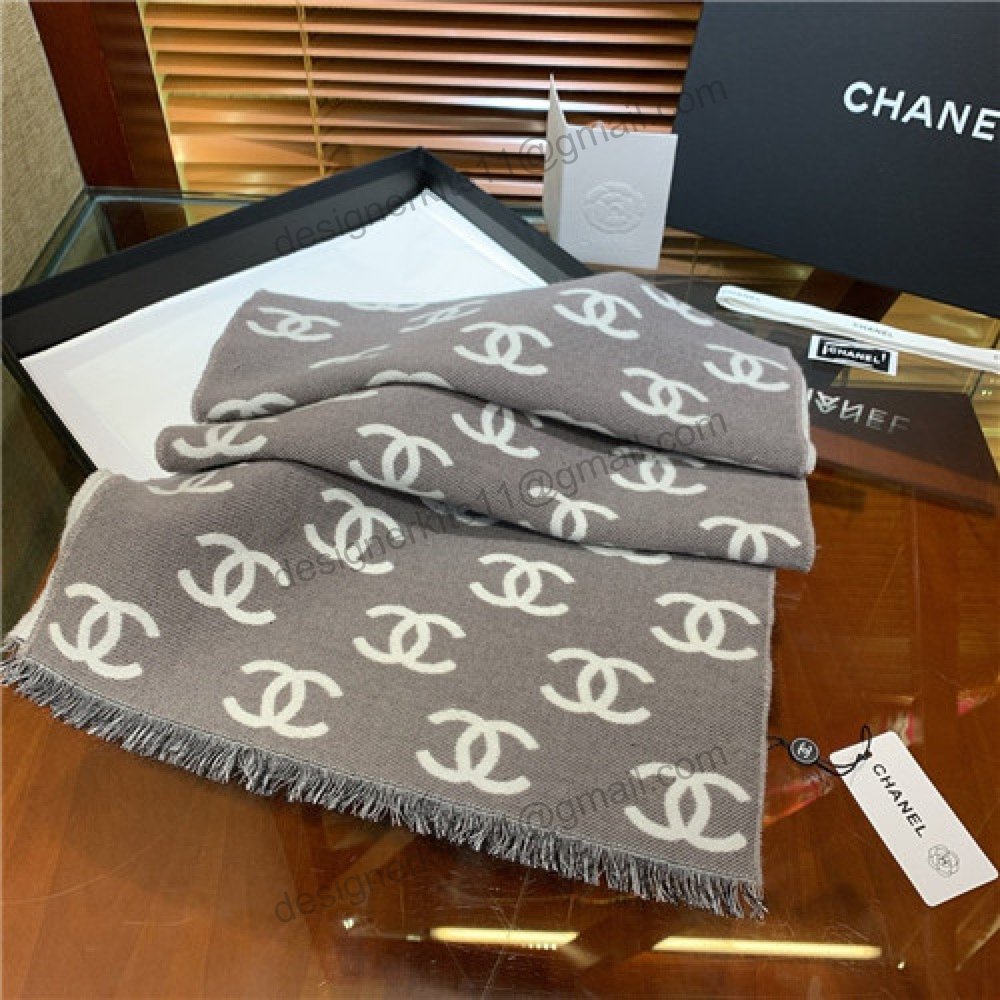 chanel cashmere scarf scarves [M6153898] : designerkits11.com.co
